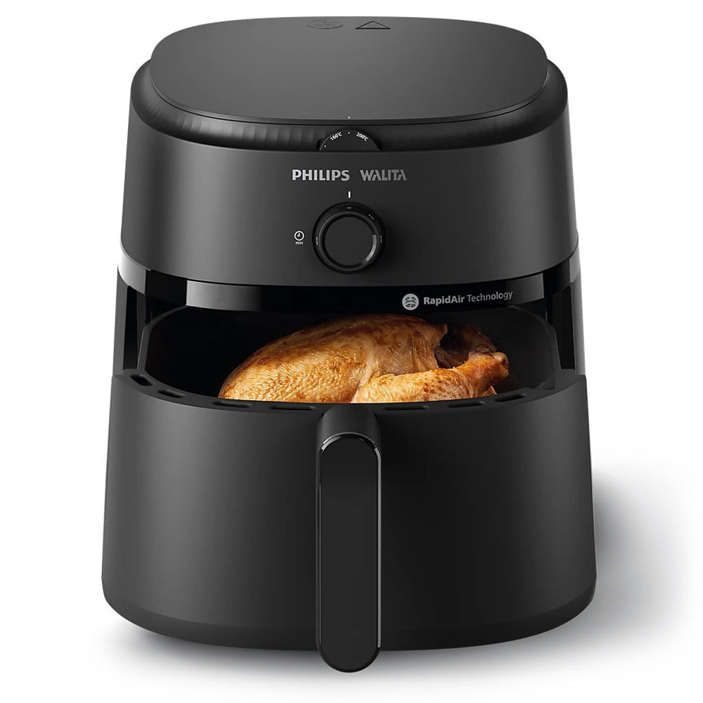 Fritadeira Philips Walita Airfryer 6,2 Litros Série 1000 NA130/09 - Preta
